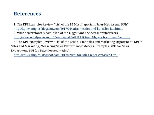 Examples of KPI for Sales and Marketing Department: KPI in Sales and ...