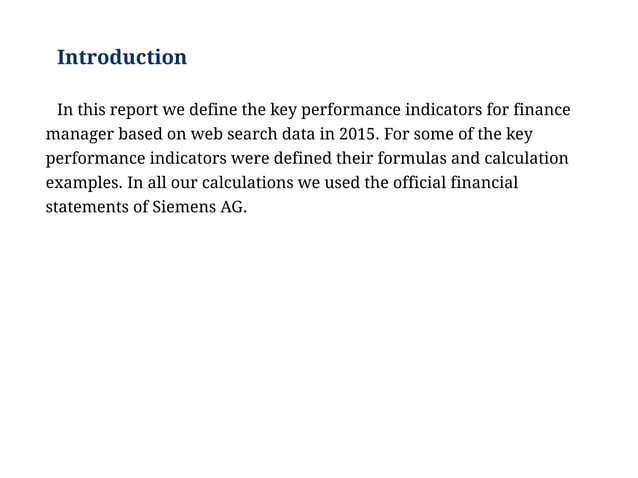 Examples of KPIs for Finance Manager: KPI of Finance Manager, How to ...