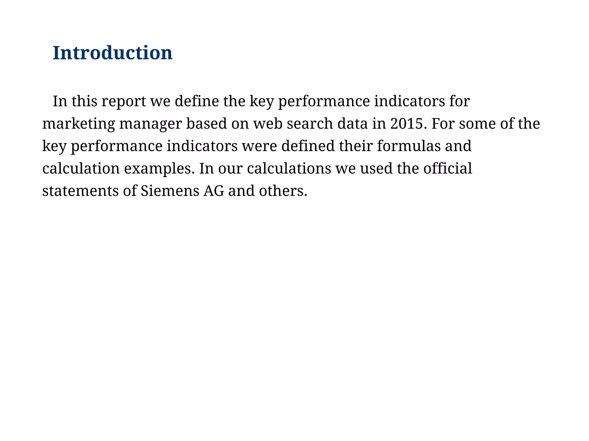 Examples of KPIs for Marketing Manager: Marketing Key Performance ...