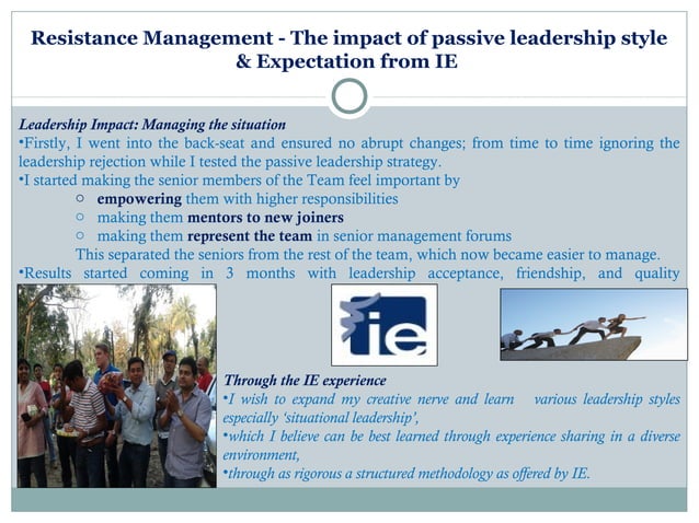 Examples of leadership ie ppt | PPT