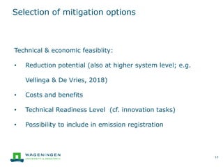 Examples of mitigation strategies in the Dutch dairy sector | PDF