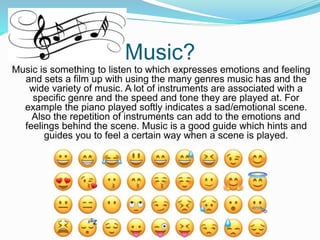 Examples and Research into Music in Films | PPT