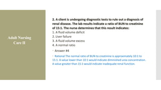 Examples of nursing exam (snle ) 2 | PPTX