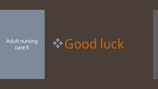 Examples of nursing exam (snle ) 3 | PPT