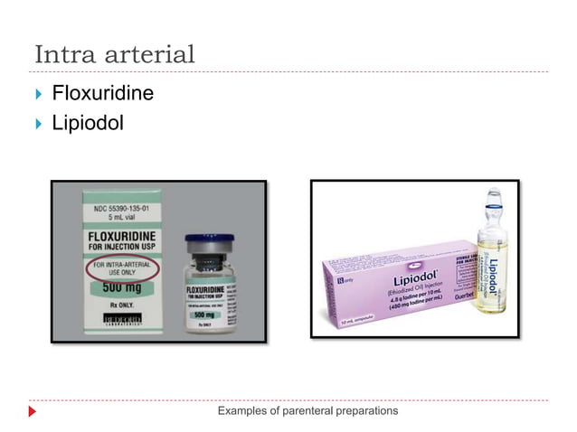 Examples of parenteral preparations | PPT