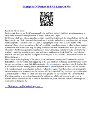 Lean On Me Movie Eastside High School Song