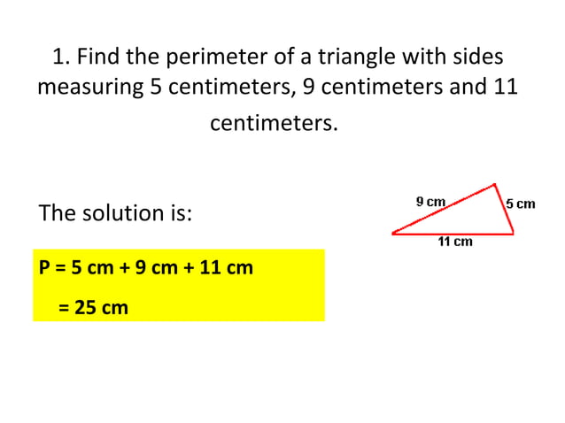 Examples Of Perimeter | PPT