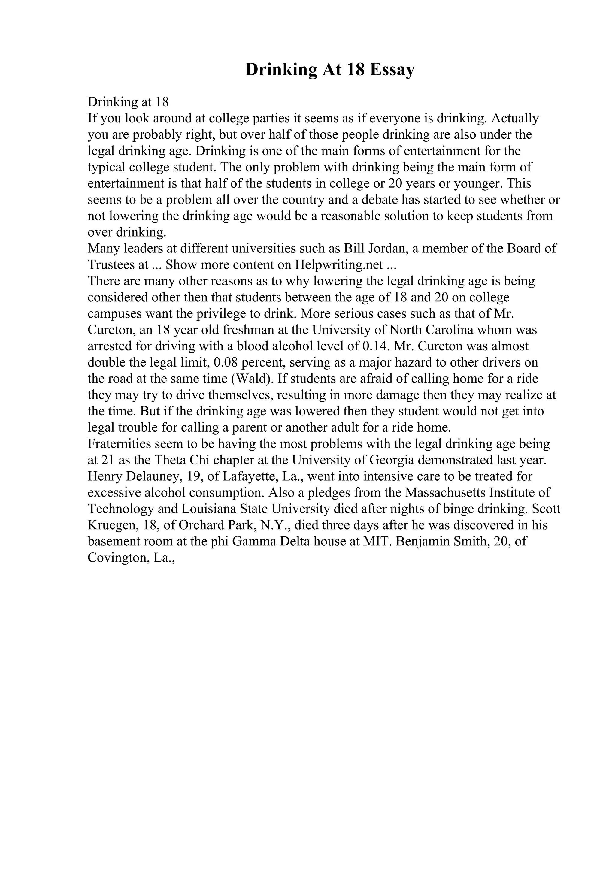 Examples Of Personal Reflective Essays. Personal Reflective Essay Sample | PDF