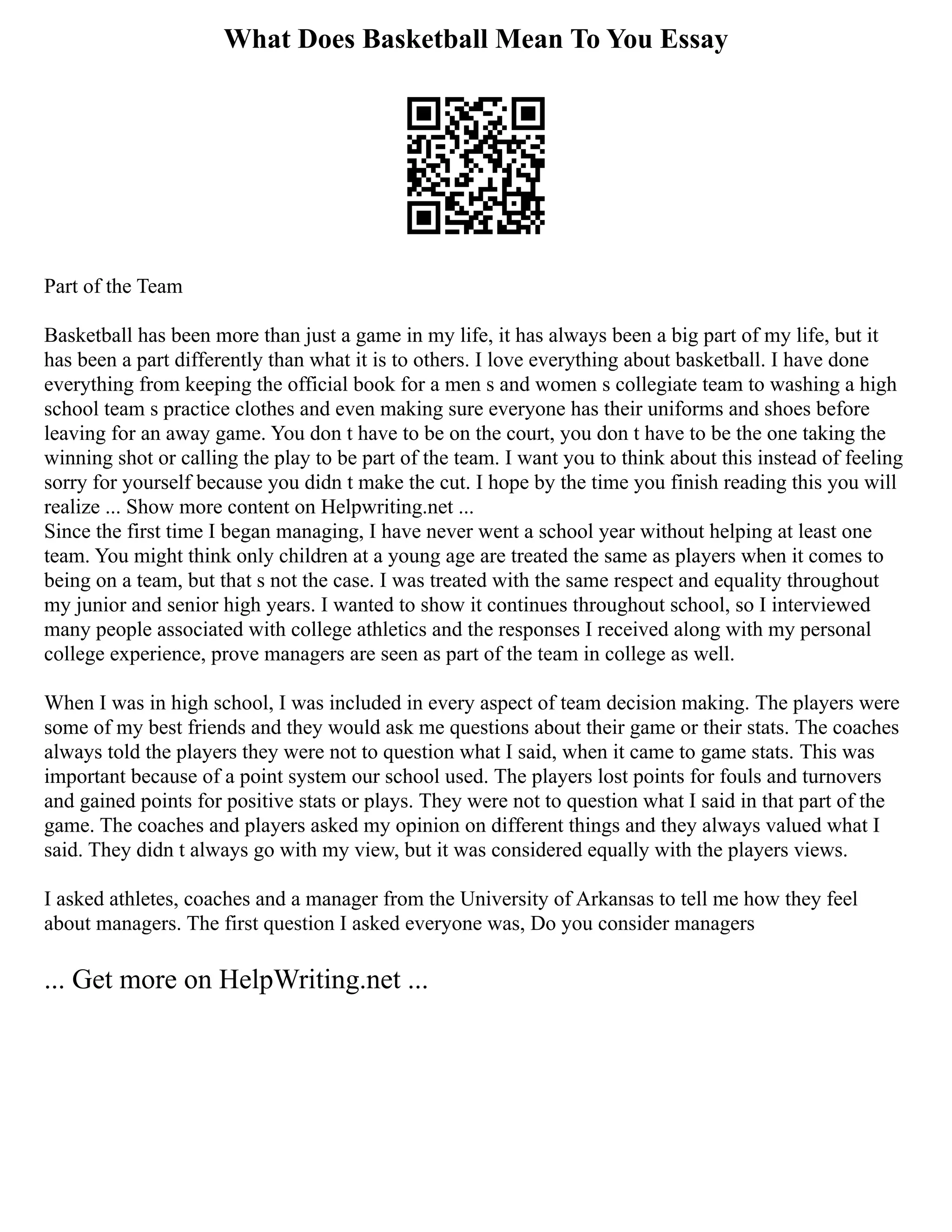 Examples Of Personal Statements For Admission | PDF