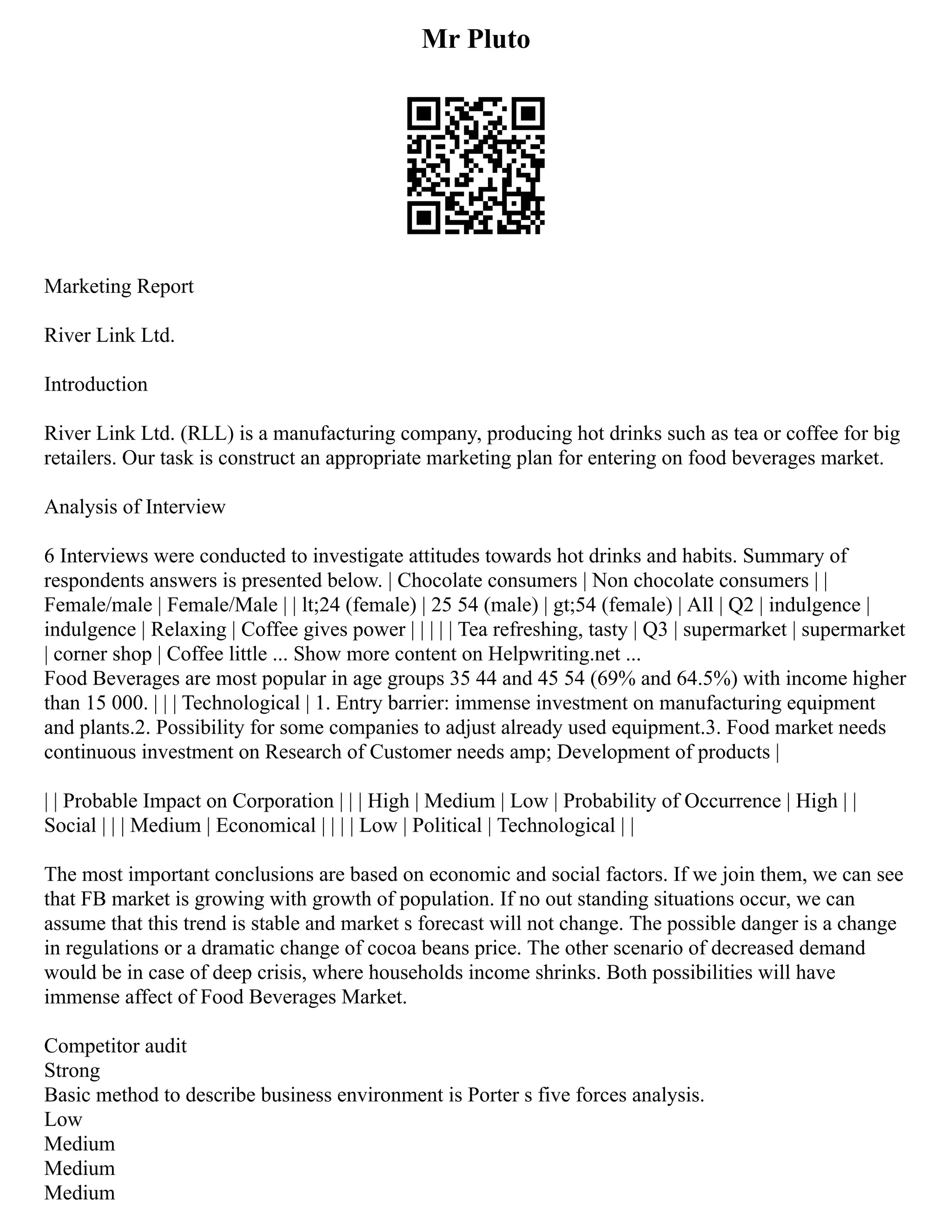 Examples Of Qualitative Research Paper Sample | PDF