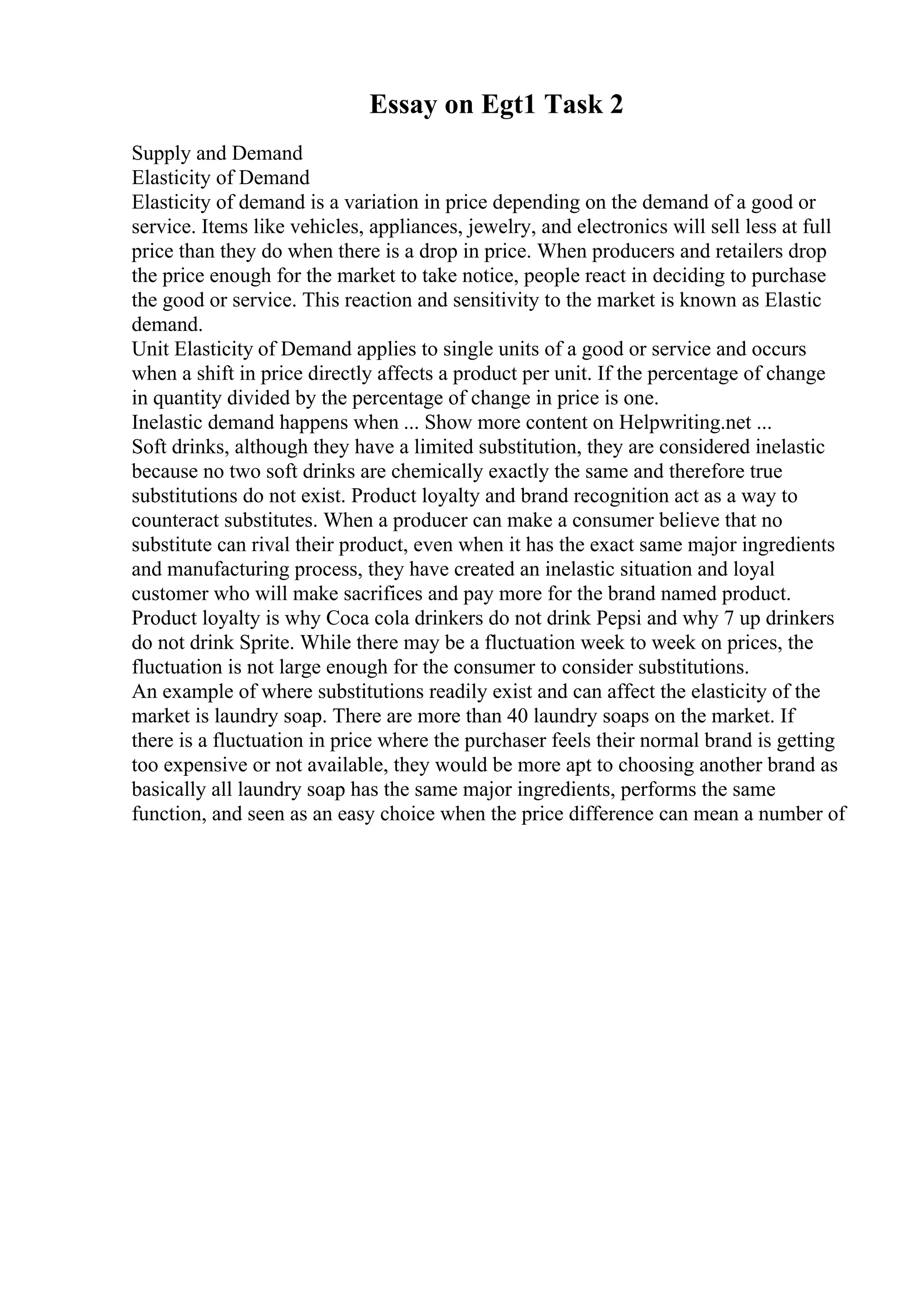Examples Of Response Essays | PDF
