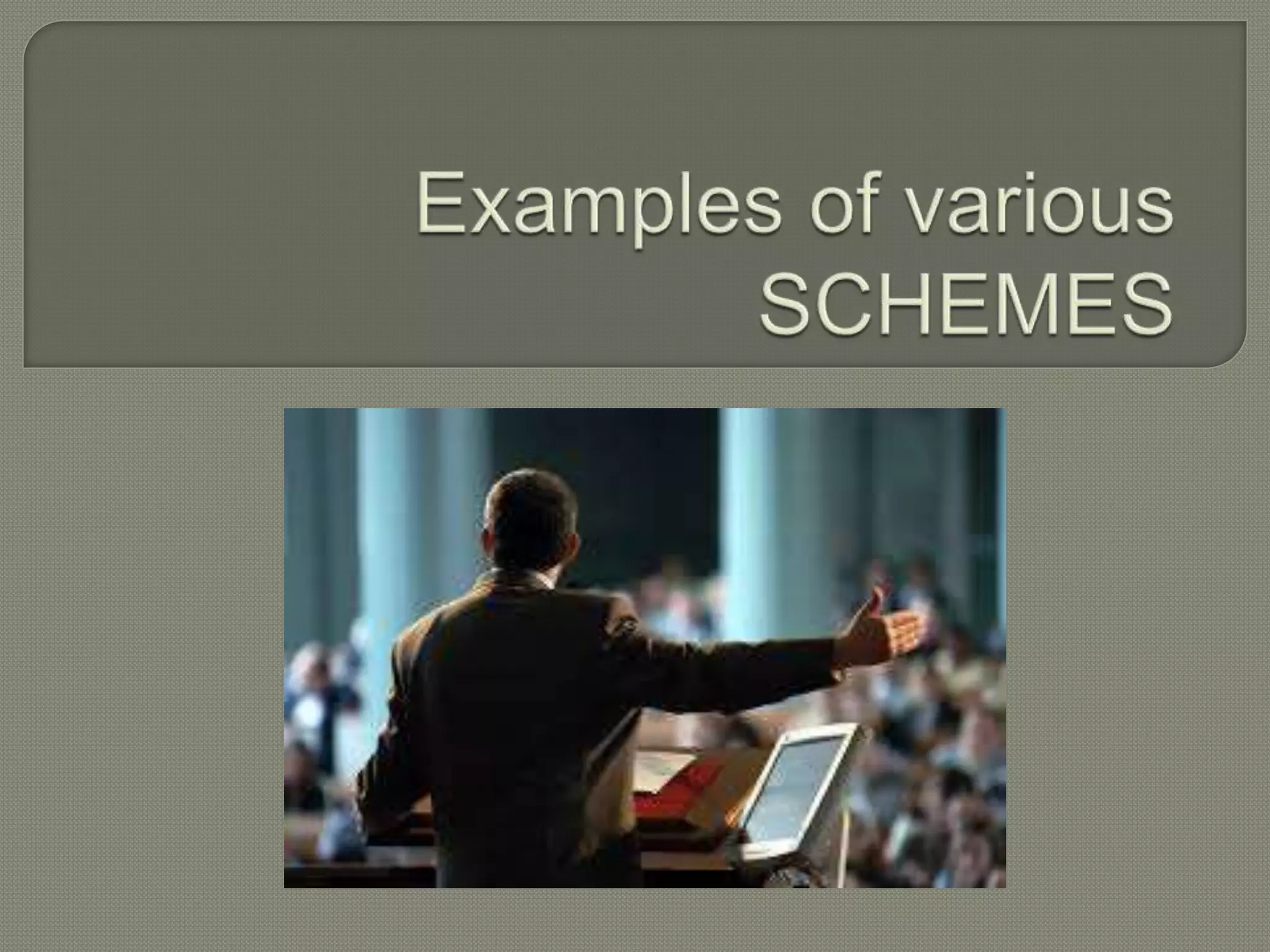 Examples of schemes | PPT