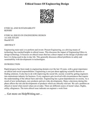 Examples Of Science Paper Abs | PDF