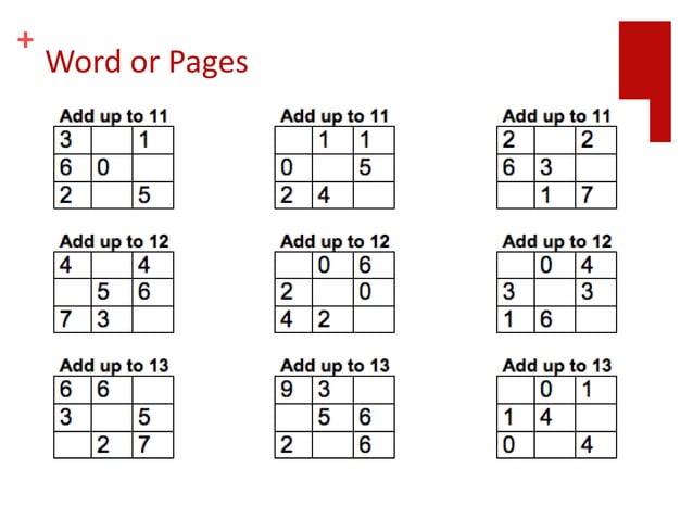 Examples Of Senior Math Games | PPTX
