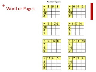 Examples Of Senior Math Games | PPTX