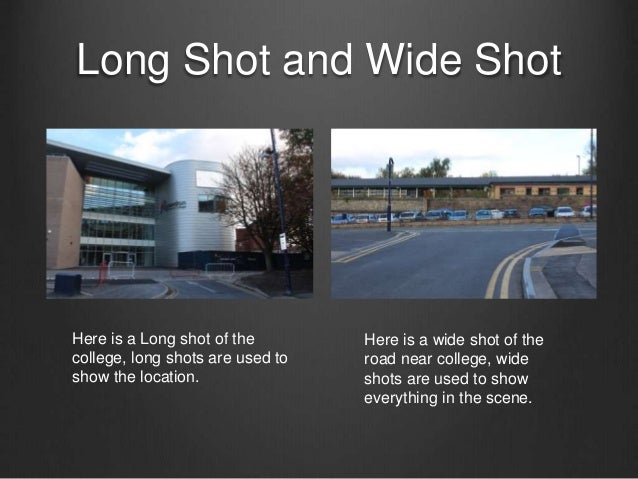 Examples of shot types