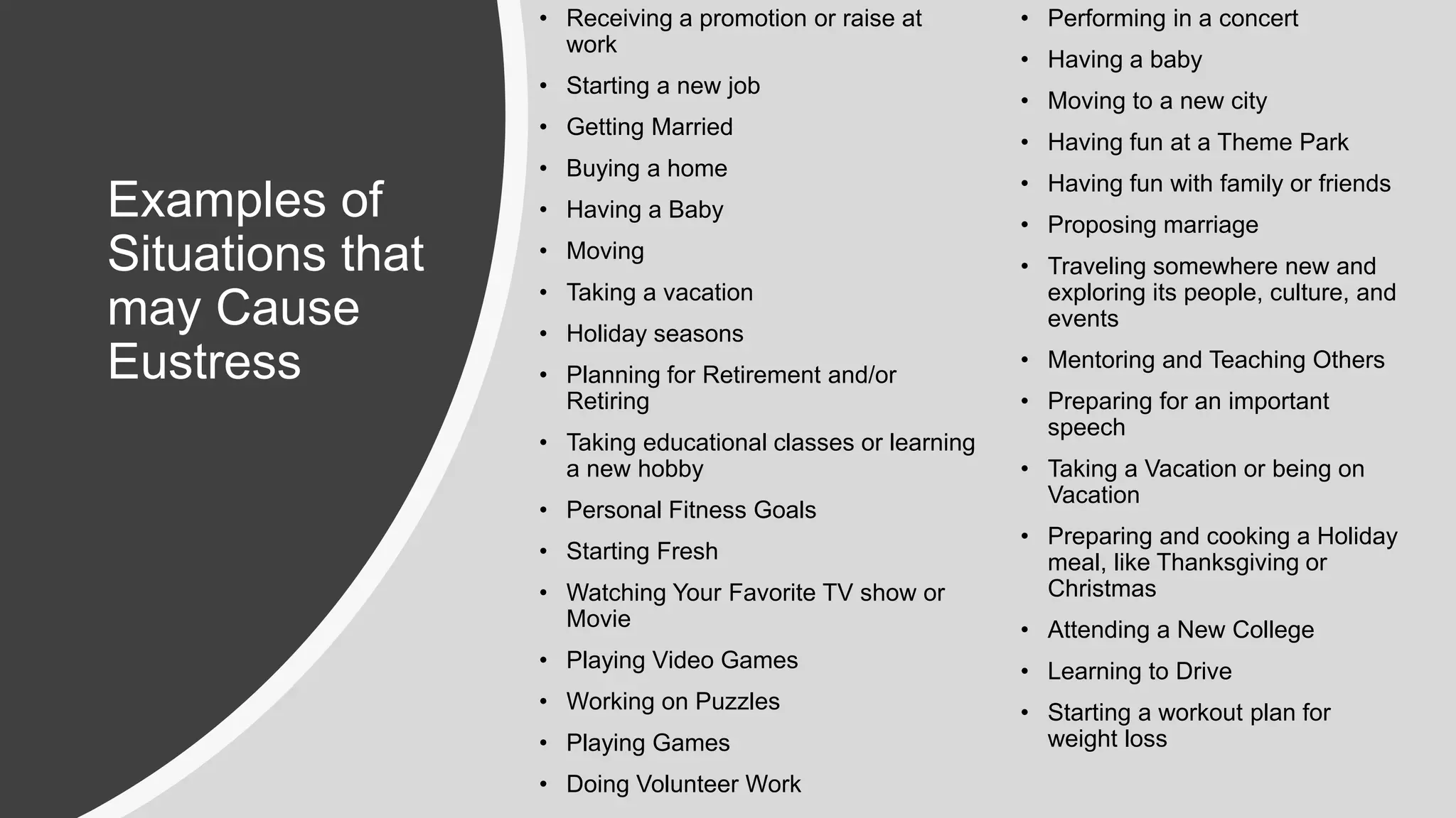 Examples of Situations EUSTRESS.pptx