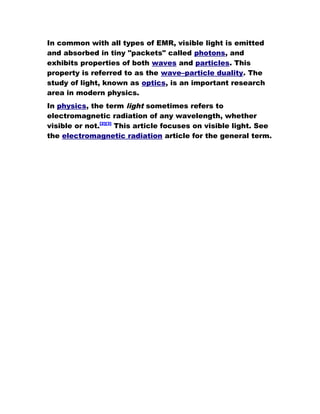 Examples of source of light | DOC