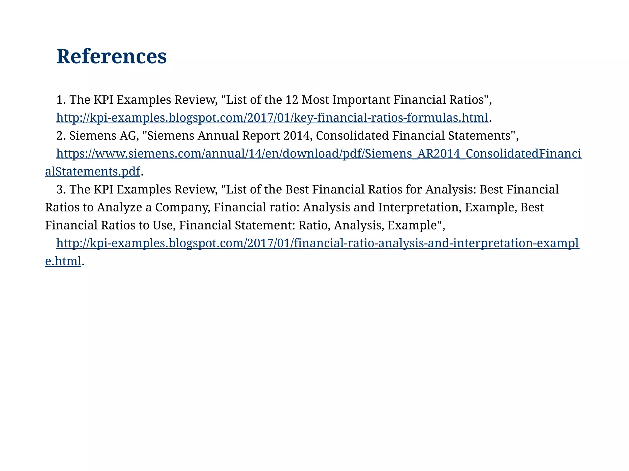 Examples of the Best Financial Ratios for Analysis: Best Financial ...