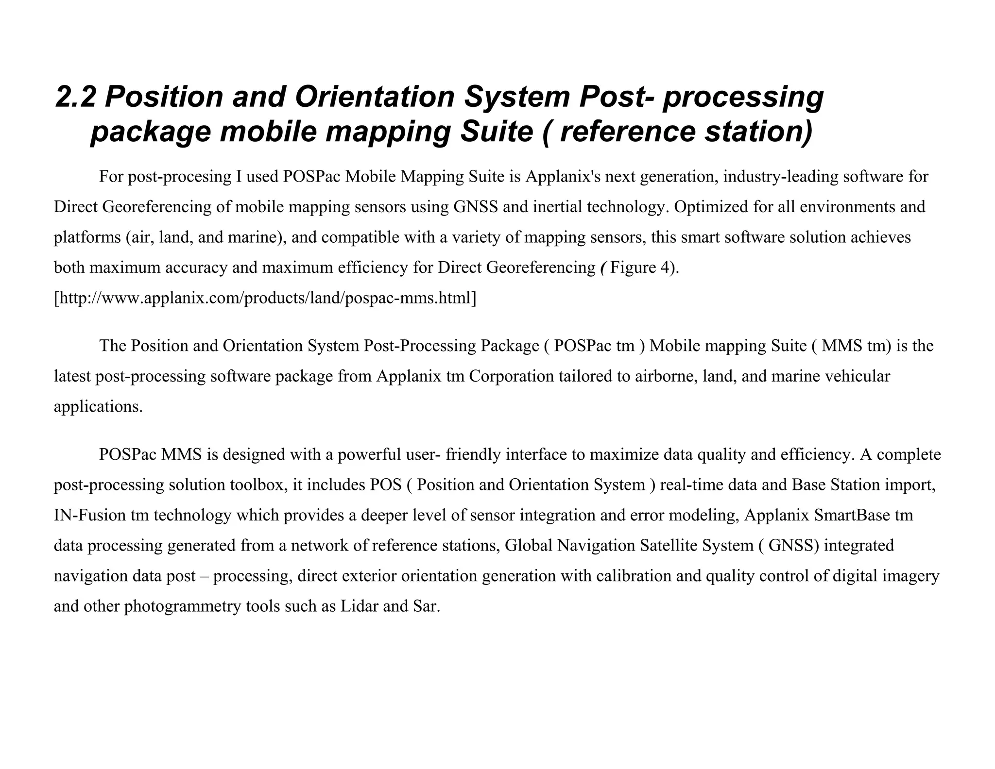 Examples of the use lidar based on the mobile laser scanning | PDF
