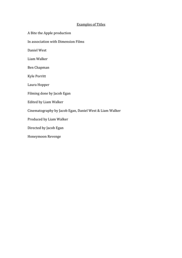 Examples of titles | PDF