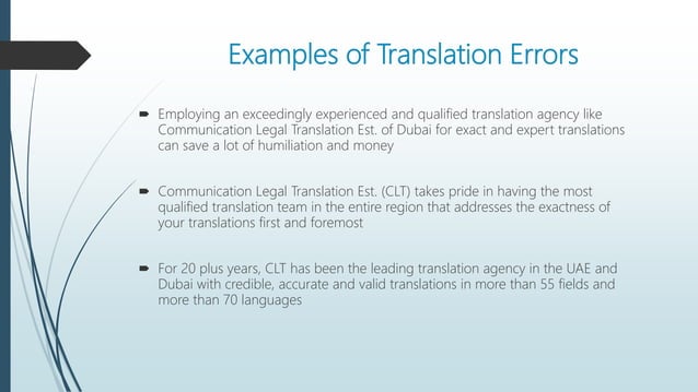 Examples of translation errors | PPTX | Christianity | Religion ...