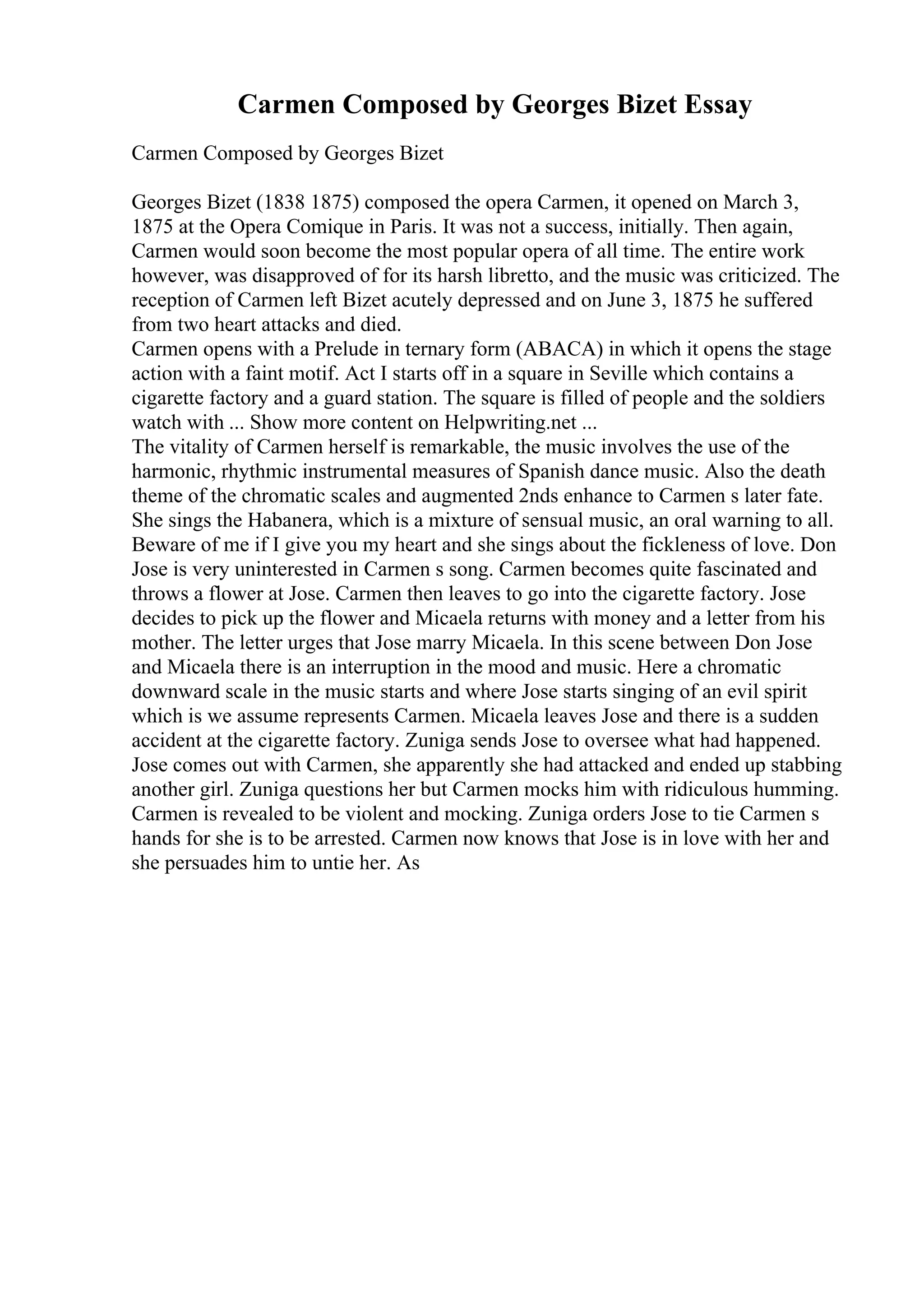 Examples Of Visual Analysis Essays | PDF