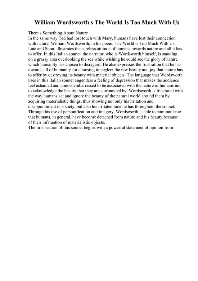 Examples Of Visual Analysis Essays | PDF