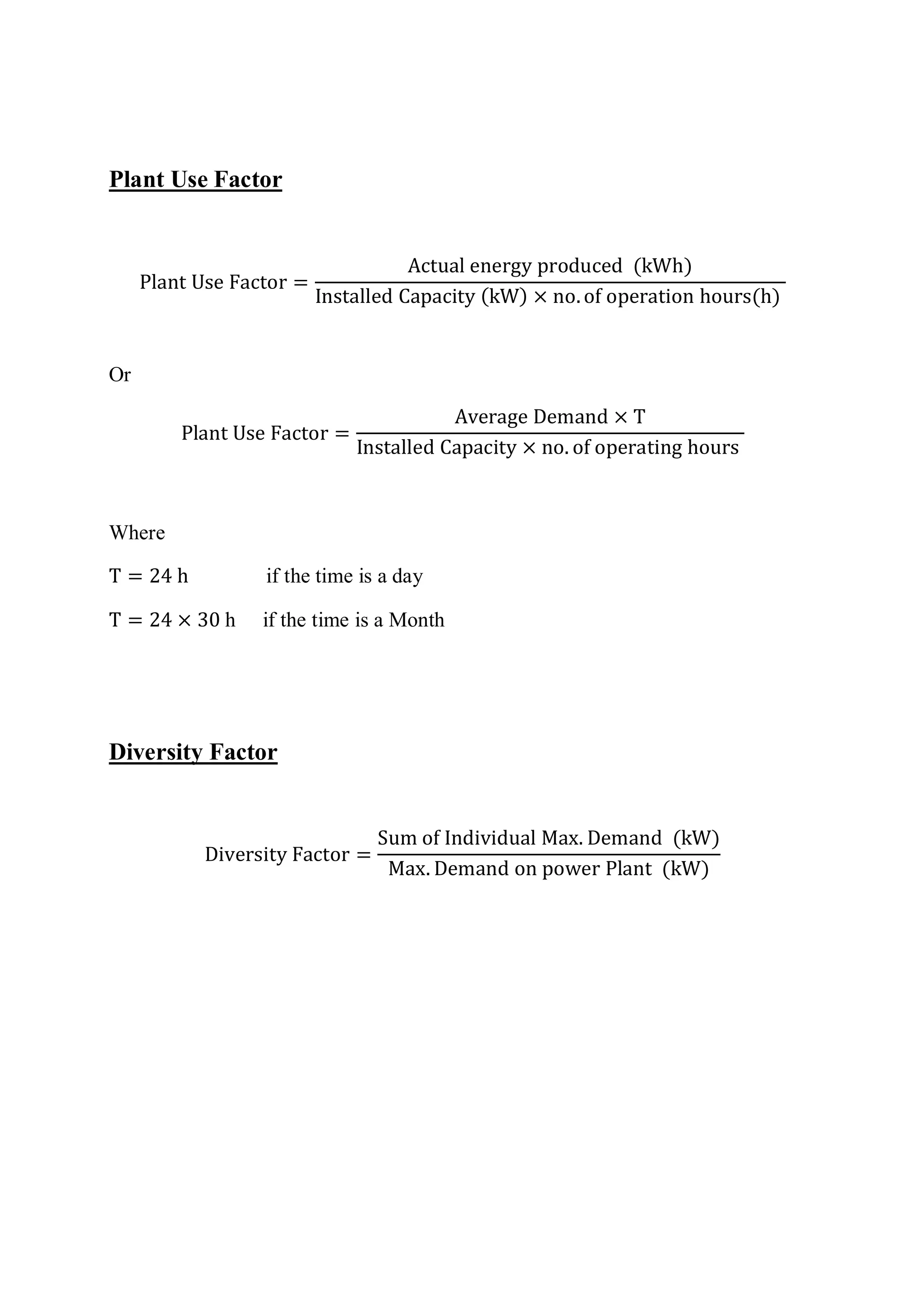Examples on load curve | PDF