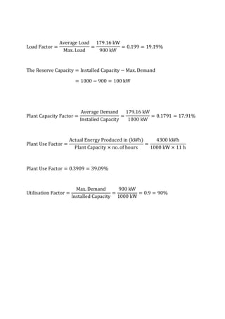 Examples on load curve | PDF