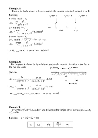 Examples on stress distribution | PDF