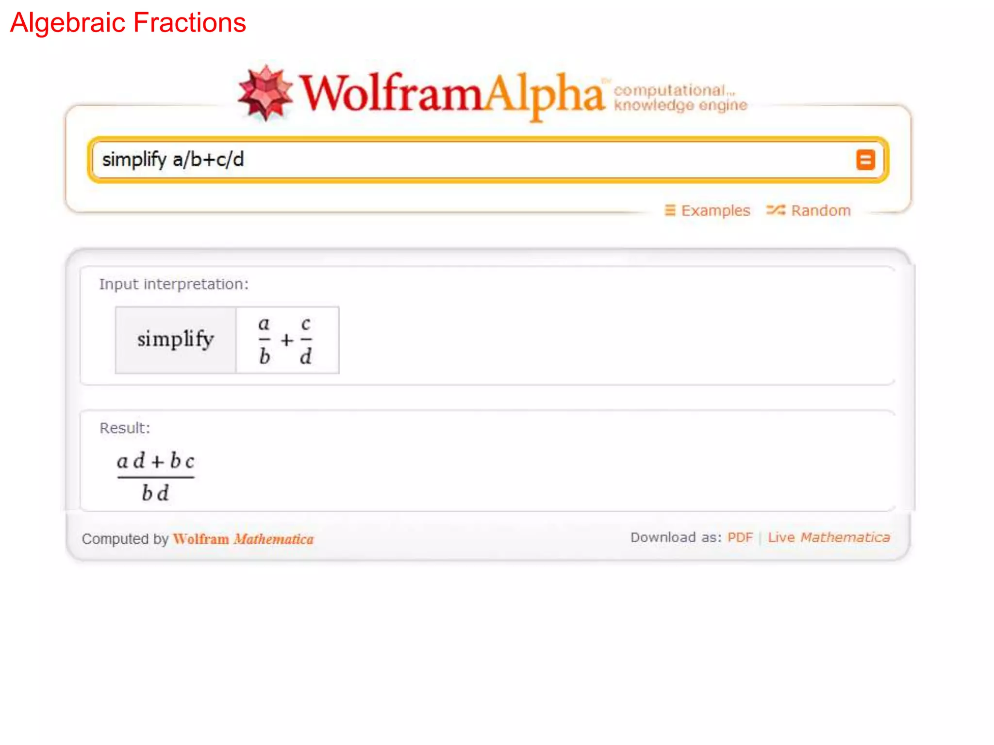 WolframAlpha Examples part 3 | PPTX | Physics | Science