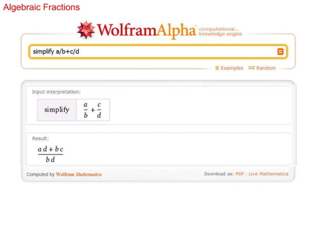 WolframAlpha Examples part 3 | PPTX | Physics | Science