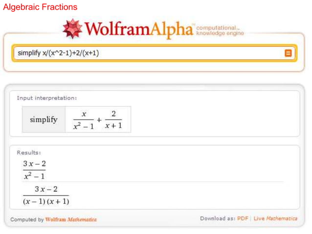 WolframAlpha Examples part 3 | PPTX | Physics | Science