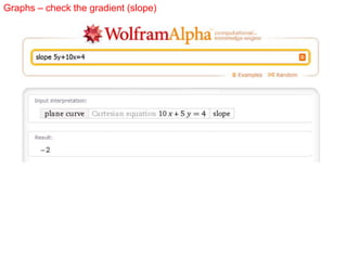 WolframAlpha Examples part 3 | PPTX | Physics | Science