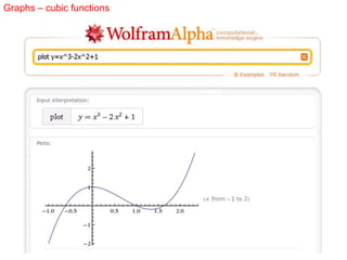 WolframAlpha Examples part 3 | PPTX | Physics | Science