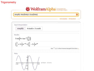 WolframAlpha Examples part 4 | PPTX | Physics | Science