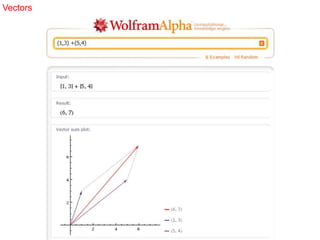 WolframAlpha Examples part 4 | PPTX | Physics | Science
