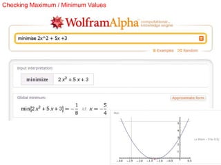 WolframAlpha Examples part 4 | PPTX | Physics | Science
