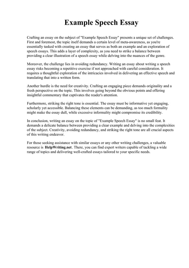 Example Speech Essay.pdf