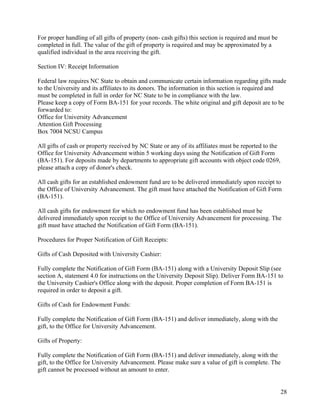 Example standard operating procedures for gift giving | PDF