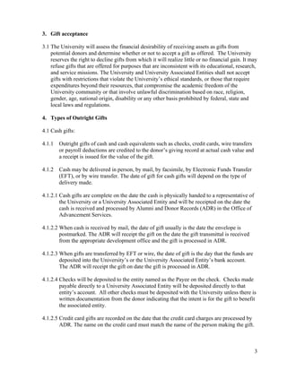 Example standard operating procedures for gift giving | PDF