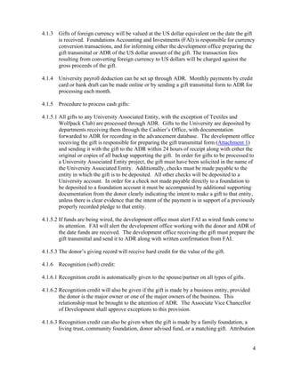 Example standard operating procedures for gift giving | PDF