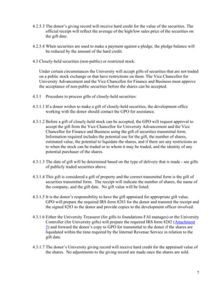 Example standard operating procedures for gift giving | PDF