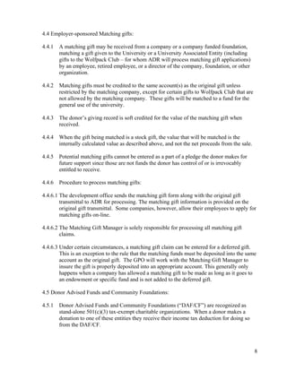 Example standard operating procedures for gift giving | PDF