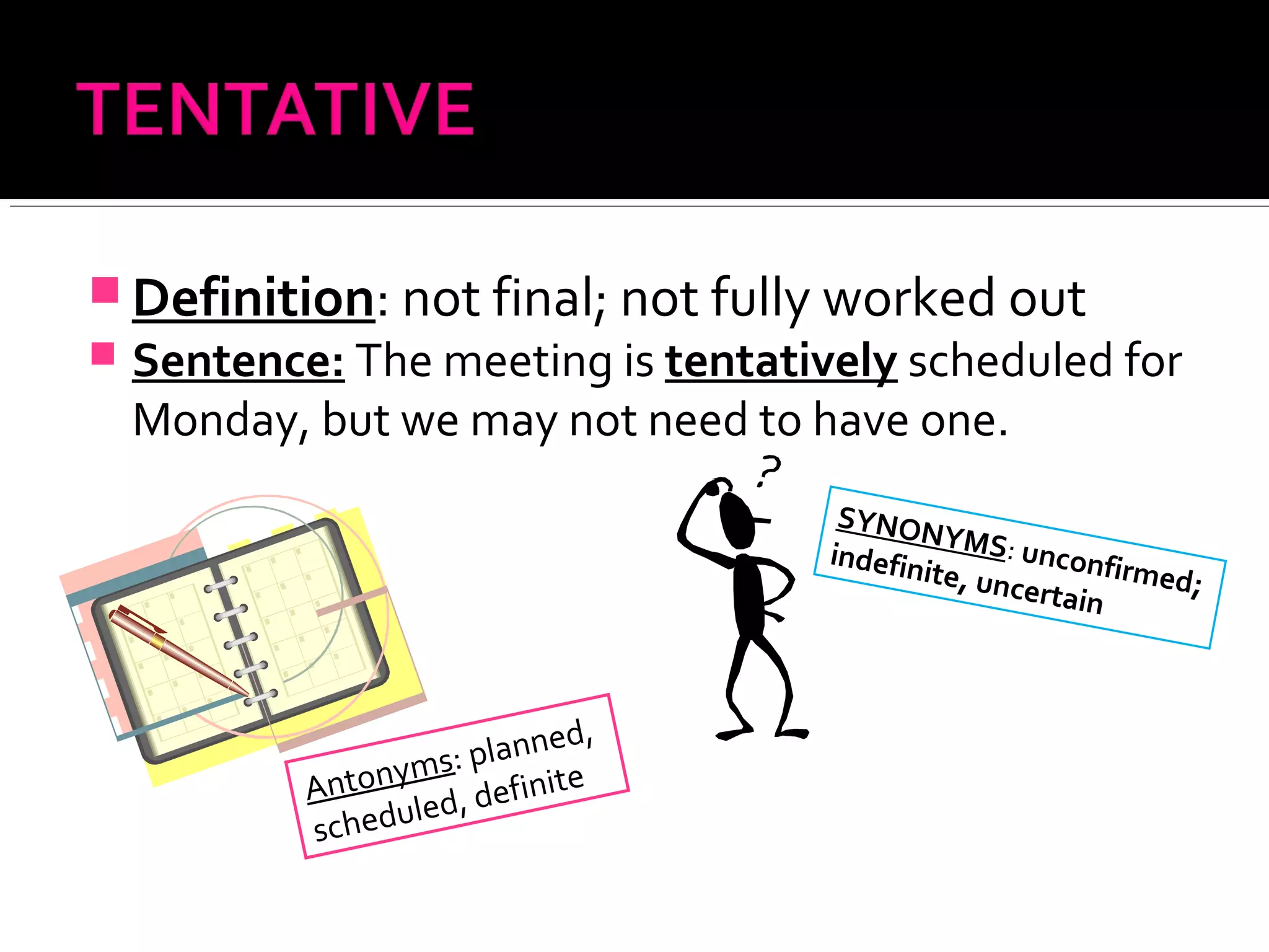 Example tentative salona | PPT