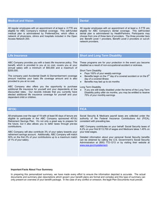 Total Compensation Example | PDF