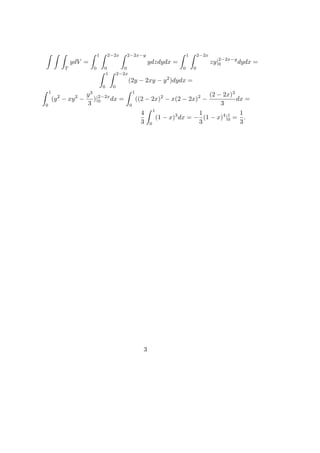 Example triple integral | PDF