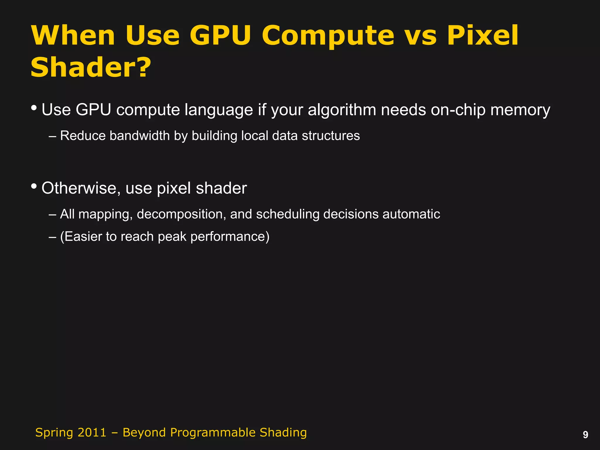 Example uses of gpu compute models | PDF