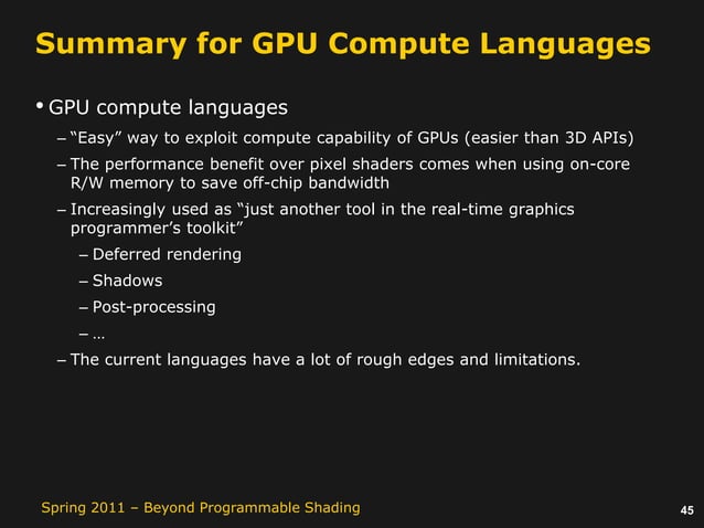 Example uses of gpu compute models | PPT